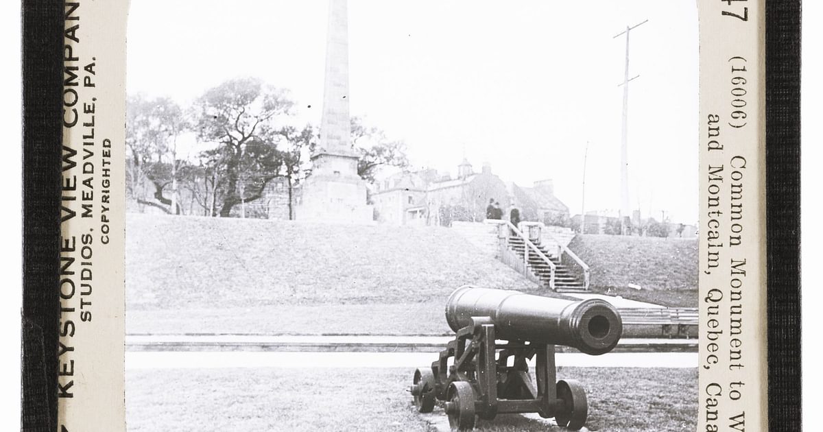 Le Monument à Wolfe et à Montcalm, Québec | Musée national des beaux ...
