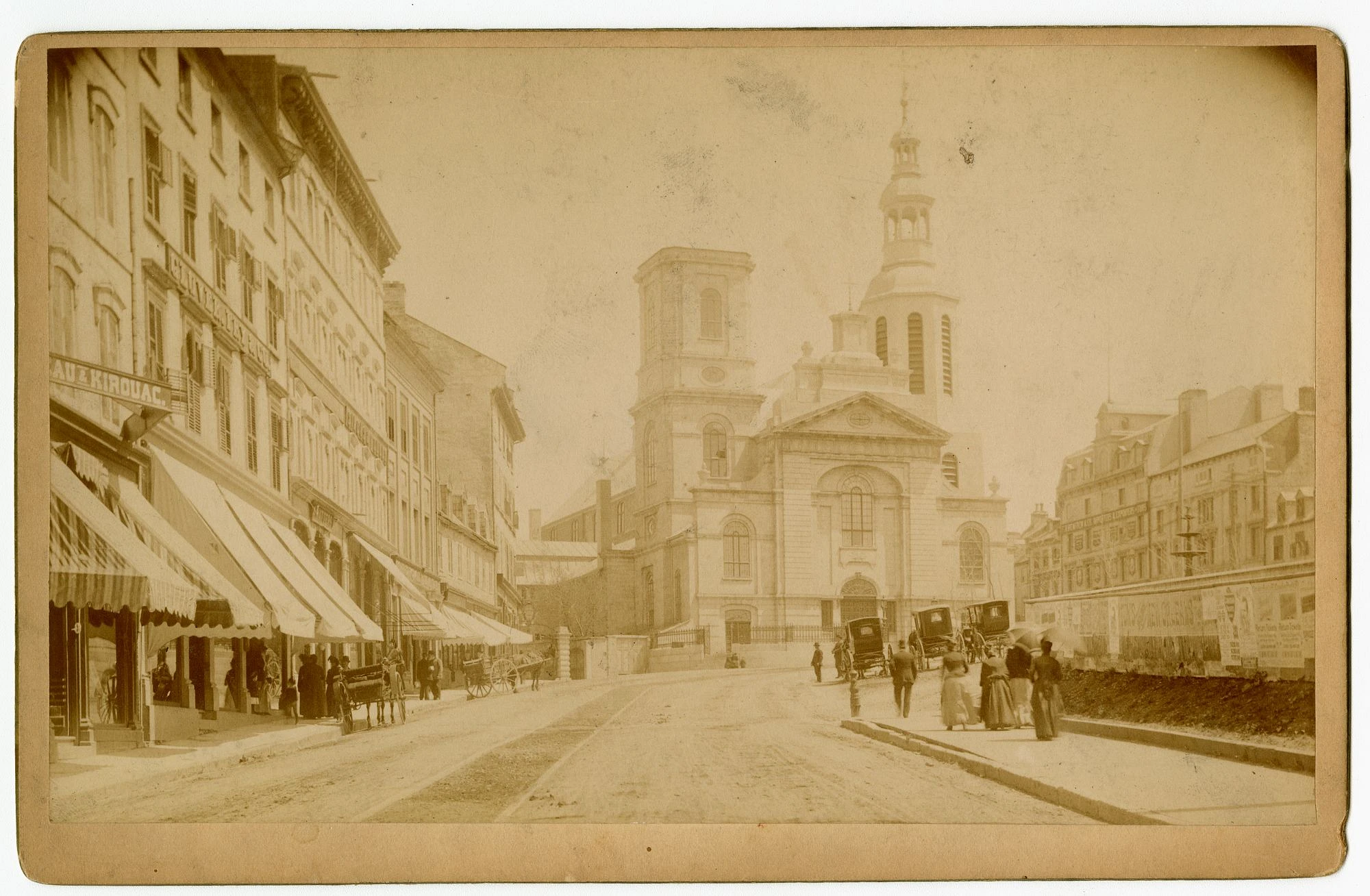 La Côte de la Fabrique et la basilique-cathédrale de… | Musée national ...