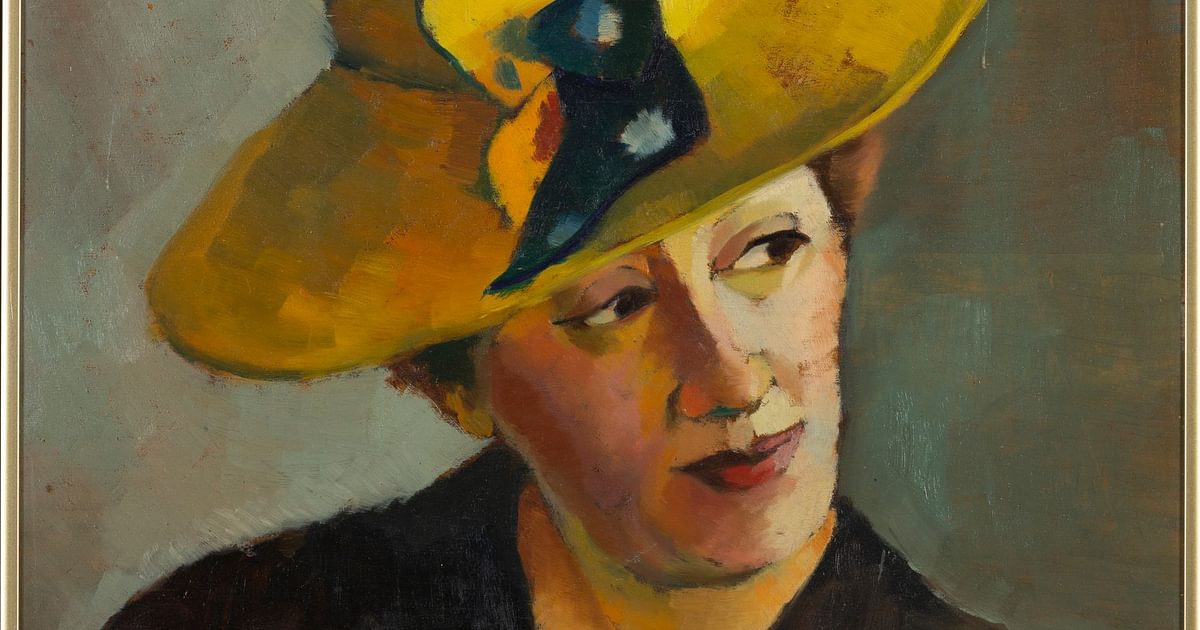 Le chapeau jaune | Musée national des beaux-arts du Québec - MNBAQ