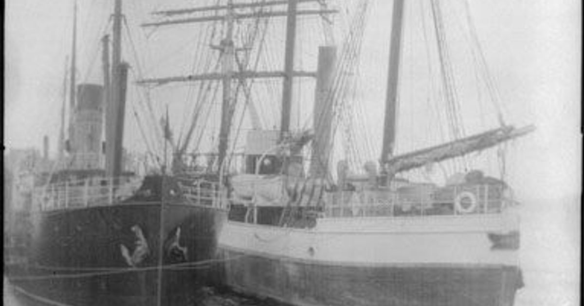 La Goélette C.G.S. « Arctic » du capitaine Bernier de retour de sa ...