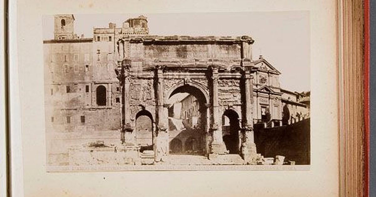 L'Arc de triomphe de Septime-Sévère, Rome, de l'album Roma | Musée ...