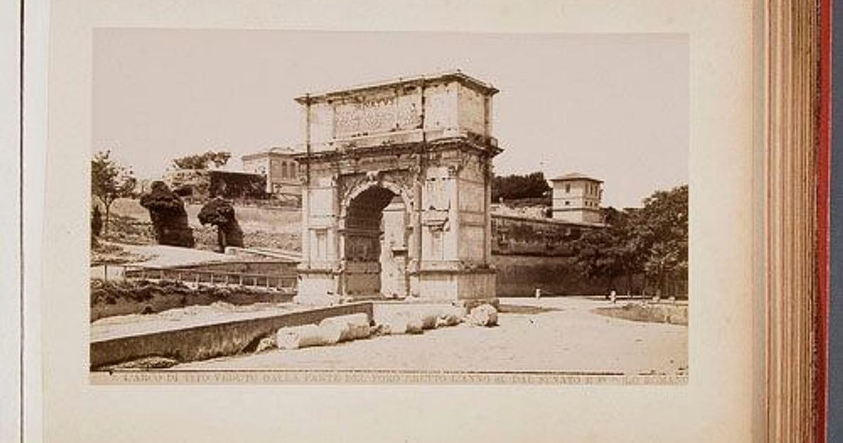 L'Arc de triomphe de Titus, de l'album Roma | Musée national des beaux ...